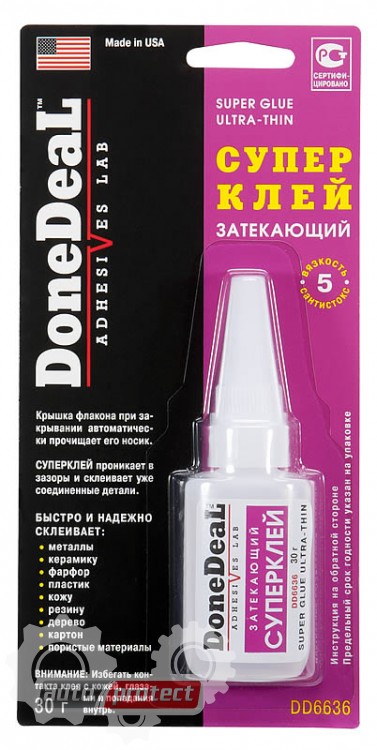 DoneDeal Суперклей затекающий (DD6636) – купить DoneDeal Суперклей ...